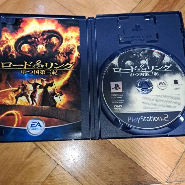 SHIPS LORD RINGS Middle-earth Age III PS2 DVD RPG 12+ Used Japan ww2 ...