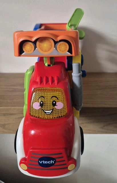 VTECH TOOT TOOT Drivers Big Vehicle Carrier Car Transporter Lights ...
