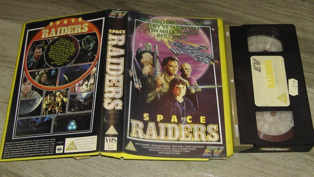 SPACE RAIDERS VHS Video Pre Cert Big Box Ex Rental EIV EV £9.99 ...