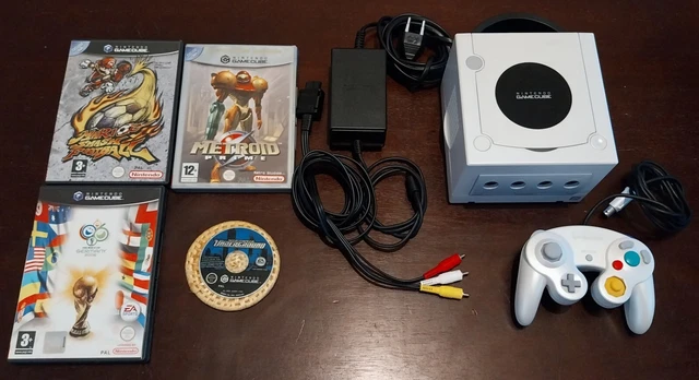 CONSOLE NINTENDO GAMECUBE Perle Mario smash Football, Metroid Prime ...