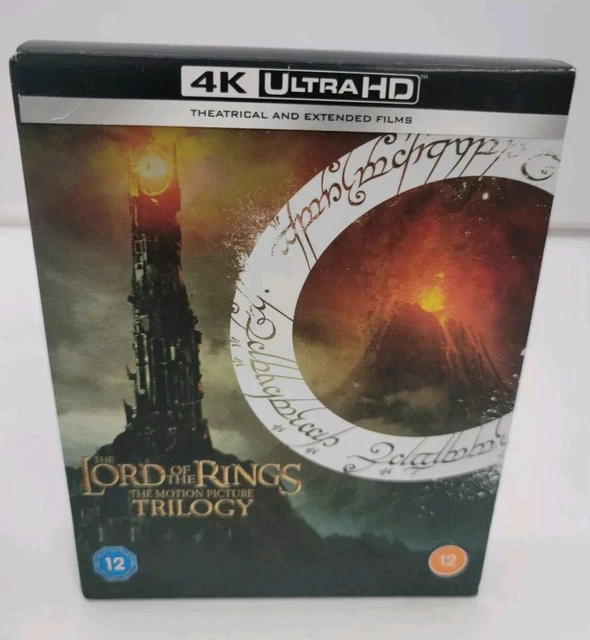 PELÍCULAS TEATRALES Y extendidas de la trilogía de El Señor de los Anillos (4K UHD) - sin región ...