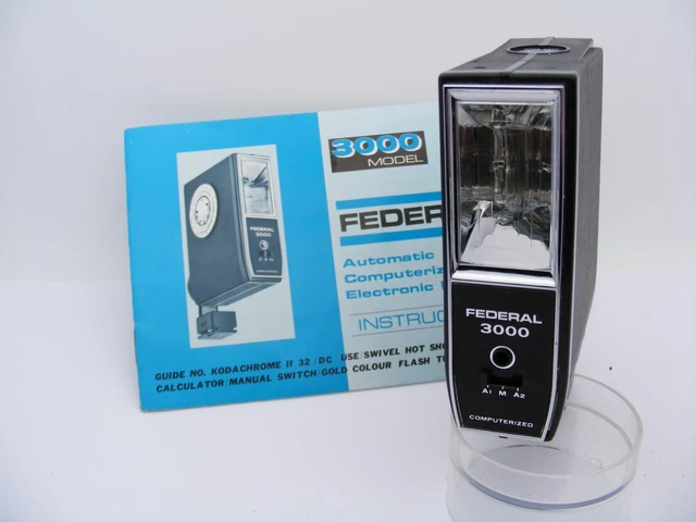 FEDERAL 3000 MODEL Camera Flash Single pin for film cameras $18.57 ...