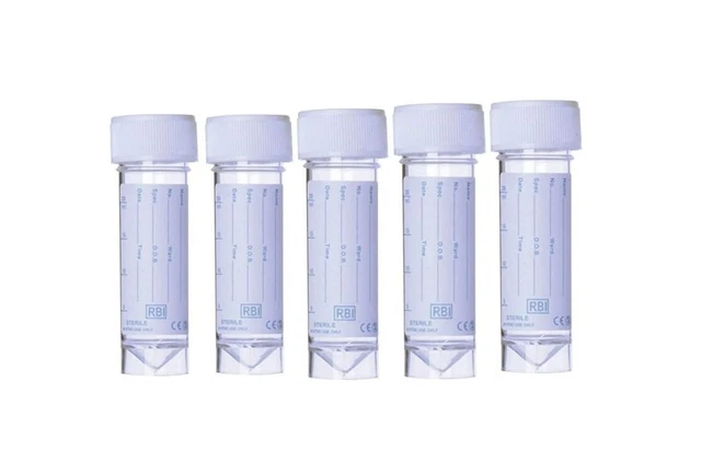 20 PACK UNIVERSAL Urine Specimen Sample Bottles 30ml Labelled - Same as ...