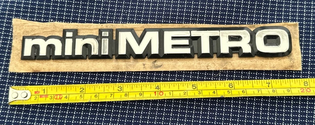 1980'S ORIGINAL AUSTIN Mini Metro Badge. £10.00 - PicClick UK