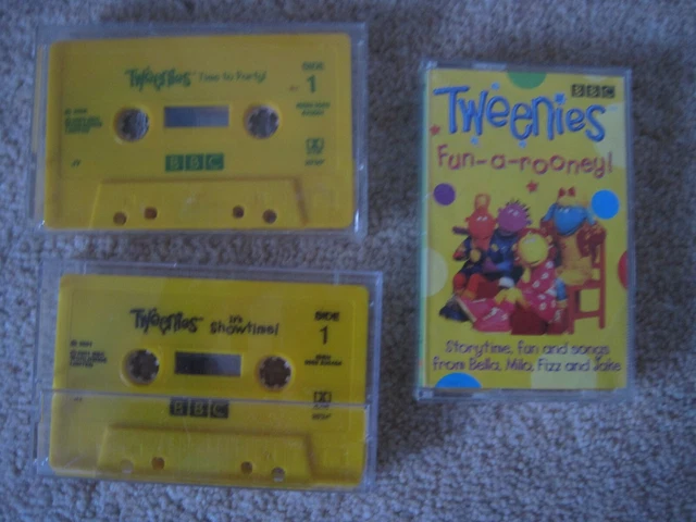 TWEENIES CASSETTE TAPES Fun-a-rooney, It's Showtime! Time To Play ...