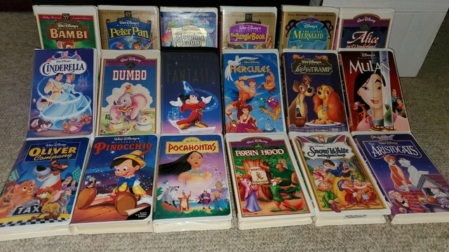 LOT OF DISNEY VHS tapes plus Free VHS/DVD (Toshiba SD-KV550 player) EUR ...