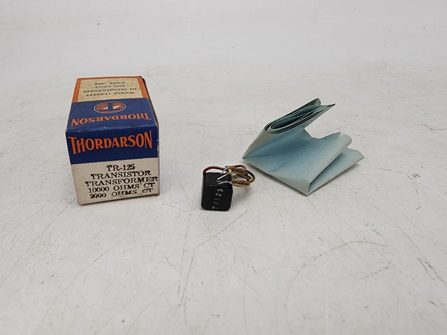 VINTAGE THORDARSON TR-125 Transistor Driver Transformer 10KZ 2KZ $24.95 ...