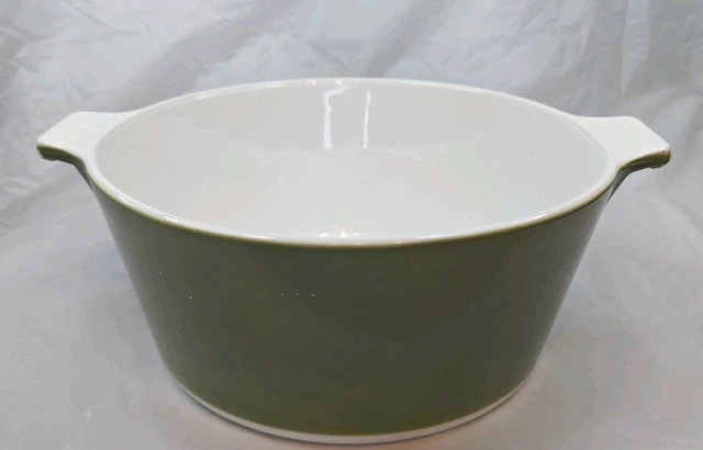 VINTAGE OLIVE GREEN Corning Ware 1 3/4 Quart Casserole Dish $14.02 ...