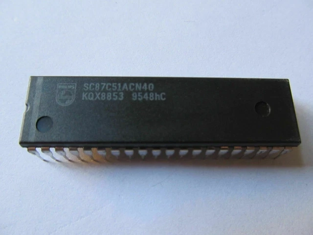 PHILIPS SC87C51ACN40 CMOS Microcontroller Single-chip 8-bit OTPROM ...