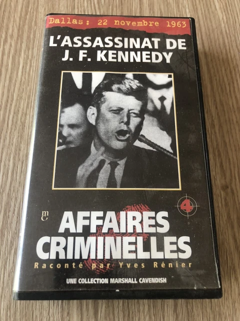 CASSETTE VIDÉO VHS L’assassinat De Kennedy Affaires Criminelles Vhs ...
