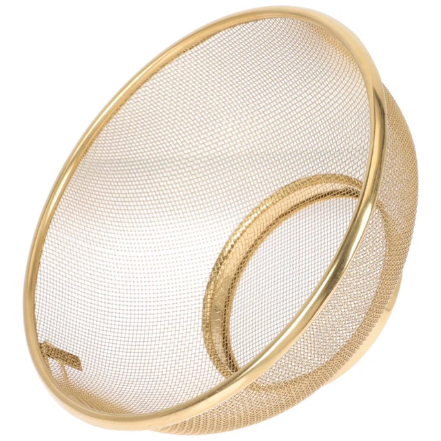 VEGETABLES STRAINER OIL Filter Slag Separator Fine Mesh with Base £11. ...