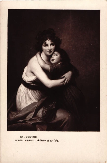 FRENCH SELF PORTRAIT MADAME Elizabeth Vigee Lebrun & Daughter Julie ...
