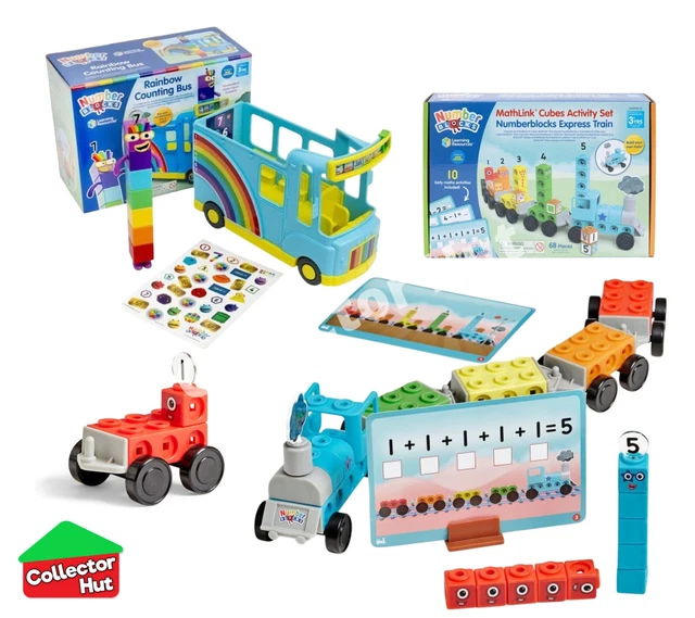 NUMBERBLOCKS VEHICLE SETS Educational Mathematics Toys CBeebies £19.99 ...