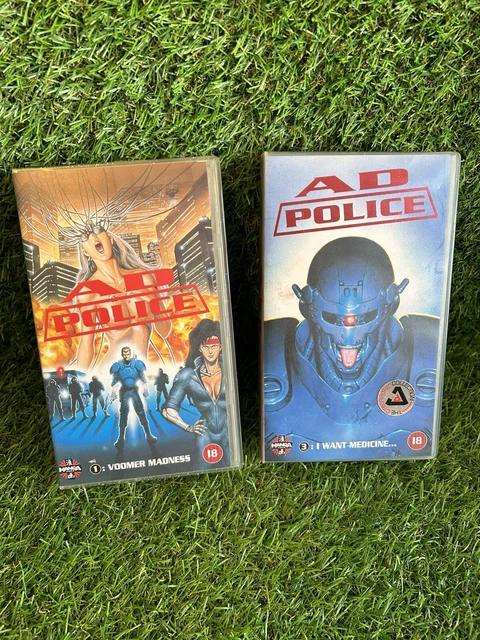 AD POLICE VOLUME 1 &3 English Anime Manga Pal Vhs Video Bundle Vintage ...