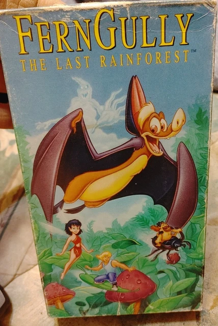 FERN GULLY THE Last Rainforest VHS Video As Is Condition Good Cond ...