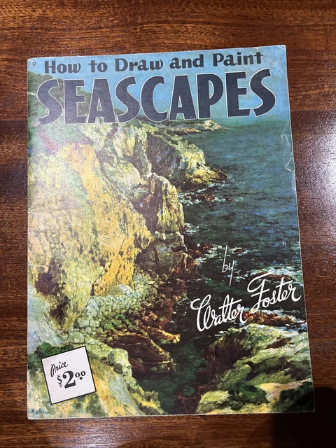 HOW TO DRAW And Paint Seascapes By Walter Foster No. 9 Vintage 1970s £4 ...
