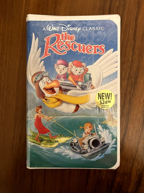 THE RESCUERS (VHS 1992) Walt Disney Rare Black Diamond #1399. NEW ...