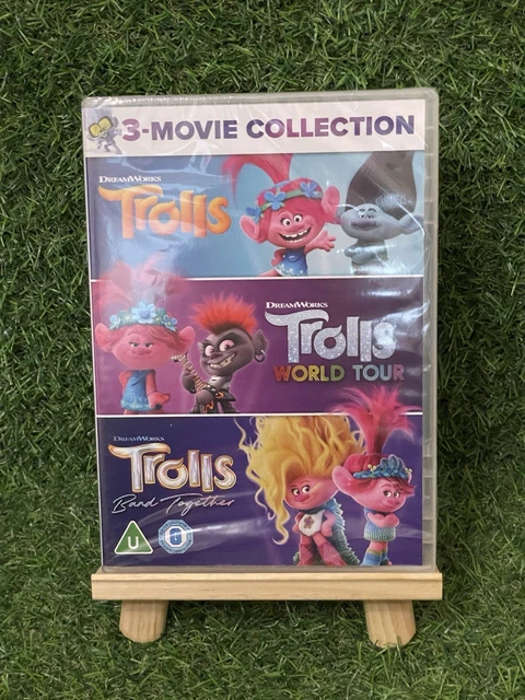 TROLLS: 3-MOVIE COLLECTION (DVD) BRAND NEW & SEALED Region 2 + 4 £15.99 ...