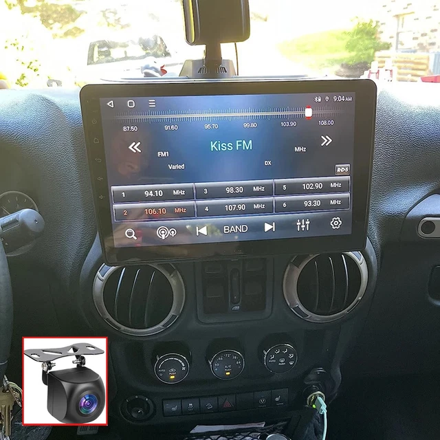 10& CAR RADIO Stereo Carplay Android 13 GPS Navi For Jeep Wrangler JK ...