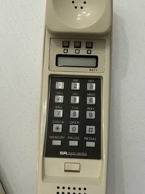 VINTAGE 1980S SEARS SR3000 Retro Phone Push Dial Button Beige £13.38 ...