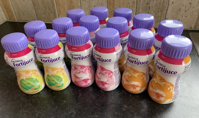NUTRICIA FORTIJUCE X 15 Orange Strawberry Tropical flavour 200ml ...