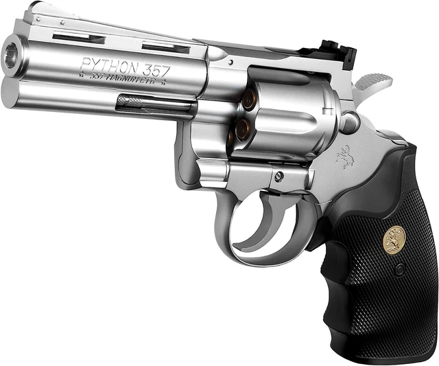 TOKYO MARUI COLT Python 357 Magnum 4 Inch Stainless Model Air HOP ...