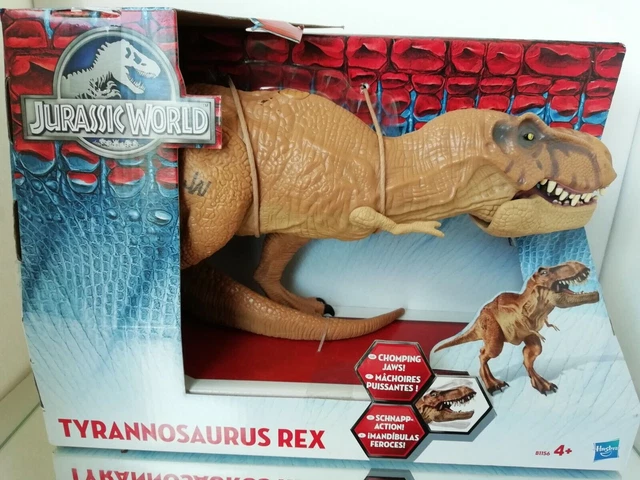HASBRO JURASSIC WORLD Chomping Jaws Tyrannosaurus Rex T-Rex FIGURE 2015 ...