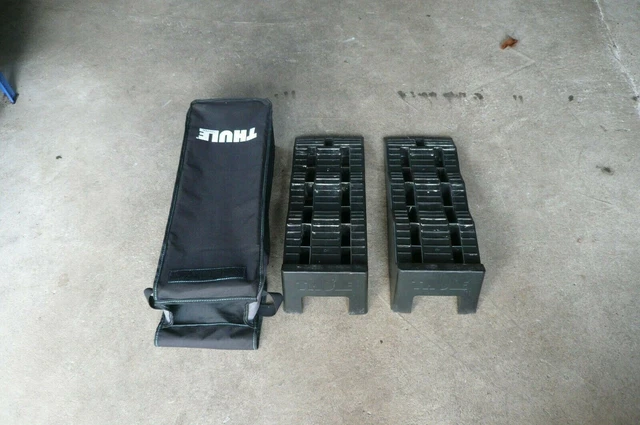 THULE MOTORHOME CARAVAN Leveling Ramps + Bag £8.50 - PicClick UK