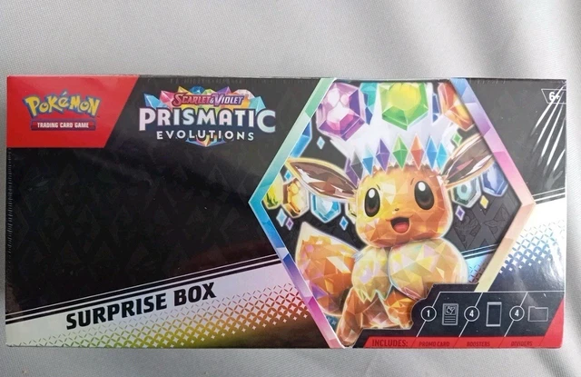 POKÉMON TCG SCARLET & Violet Prismatic Evolutions Surprise Box - Brand New £46.48 - PicClick UK