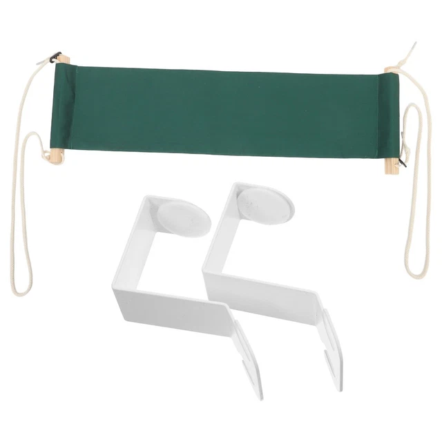 UNDER DESK FOOT Hammock: Adjustable Foot Rest Sling with Hooks Portable ...