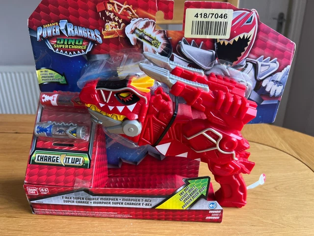 POWER RANGERS DINO Super charge T-Rex Morpher with 2 chargers Brand new ...