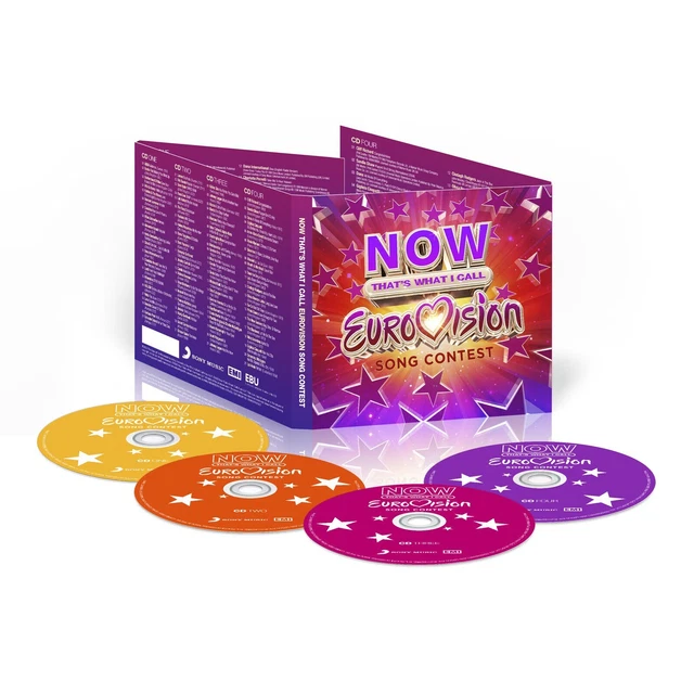 NOW THAT'S WHAT I Call Eurovision (4 Disc Cd 2023) New/Sealed £8.49 ...