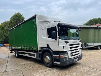 SCANIA P230 CURTAINSIDE Body Tuckaway Tail Lift Sleeper Cab Euro 4 £ ...