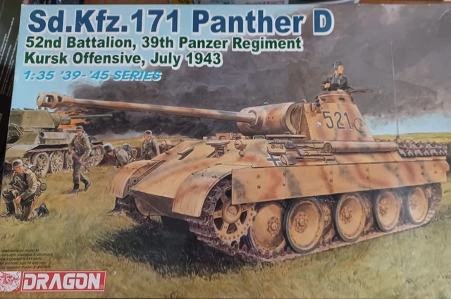 1:35 DRAGON 6164 Sd.Kfz. 171 Panther Ausf. D Kursk EUR 41,50 - PicClick DE