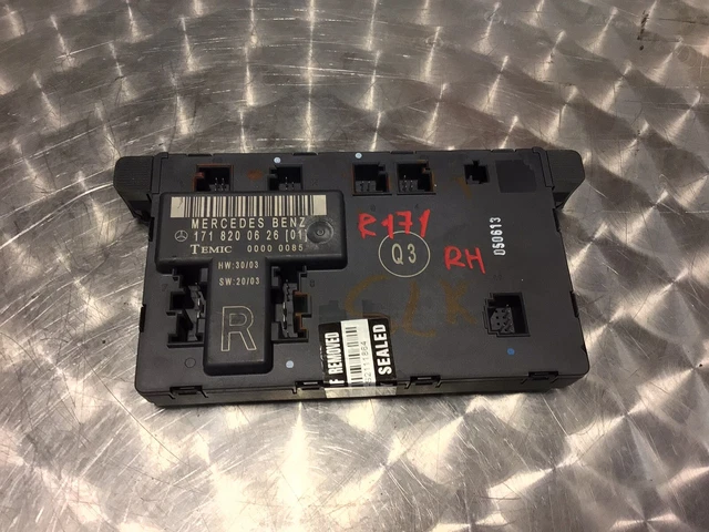 2008 MERCEDES BENZ R171 Slk Drivers Side Door Control Module A ...