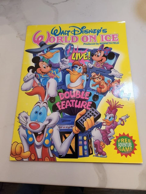 WALT DISNEY WORLD On Ice Souvenir Program 1991 Booklet Roger Chip Dale ...