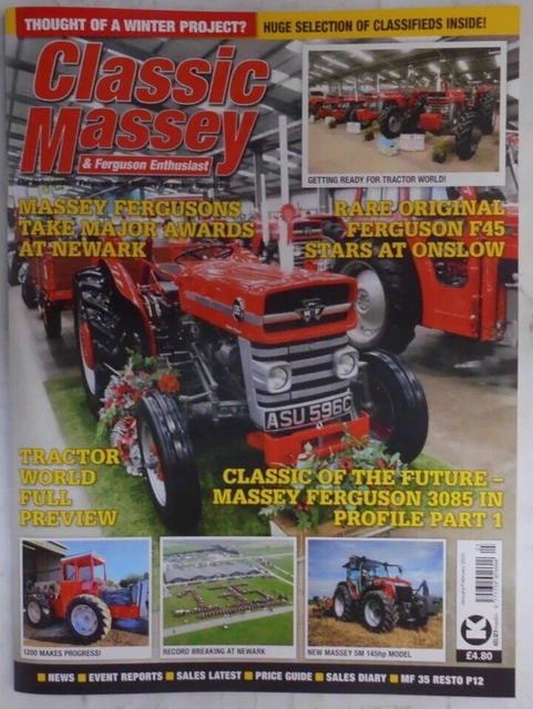 CLASSIC MASSEY & Ferguson magazine Jan/Feb 2025 MFs take major awards ...