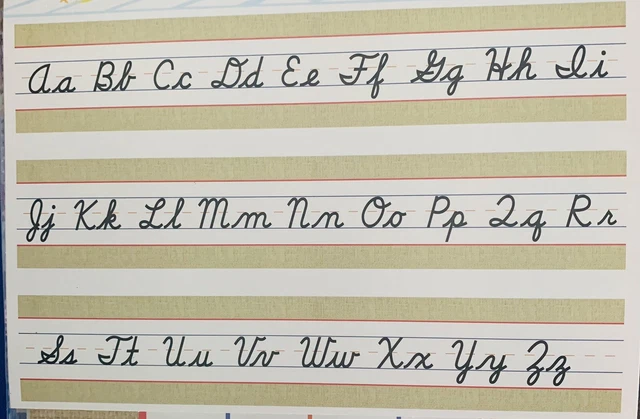 MAKING THE GRADE Classroom Cursive Mini Bulletin Board Set 5 Pieces £19 ...