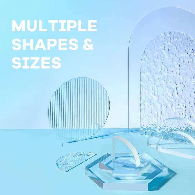 TRANSPARENT TEXTURE PLATE Acrylic Board Water Ripple Photo Props for ...