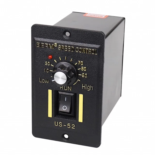 AC220V US-52 MICRO Gear Stepless Motor Speed Control Governor ...