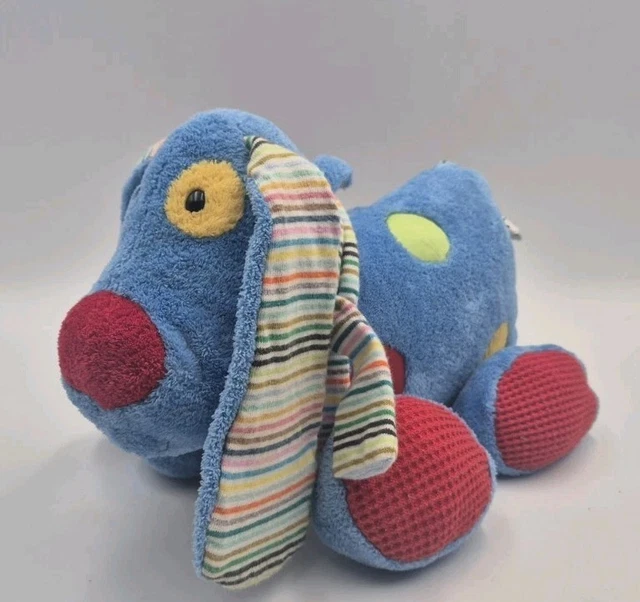 JELLYCAT JELLY KITTEN Blue Dog Rattle Shake Noise J619 (Doesn't Sound ...