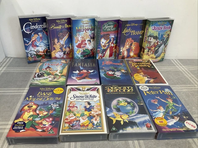WALT DISNEY CLASSICS VHS Bundle x 14 Disney Video Tape Collection £24. ...