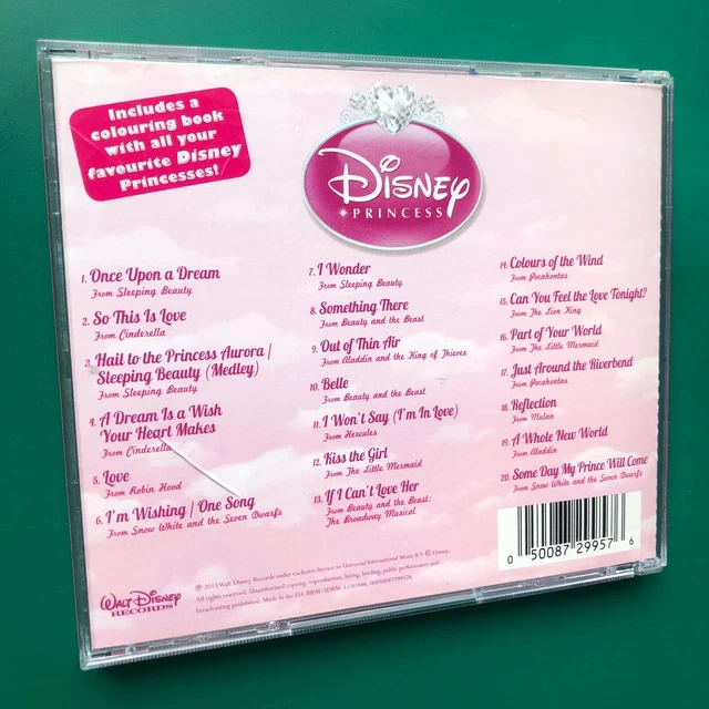 DISNEY PRINCESS CHILDREN'S Animation Soundtracks CD Hope, Dreams & Happy Endings £16.00 ...