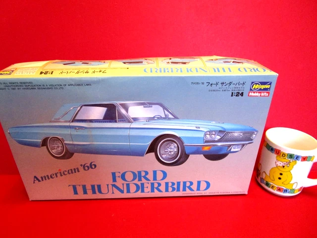 HASEGAWA 1/24 AMERICAN 66 Ford Thunderbird Model Kit £39.90 - PicClick UK
