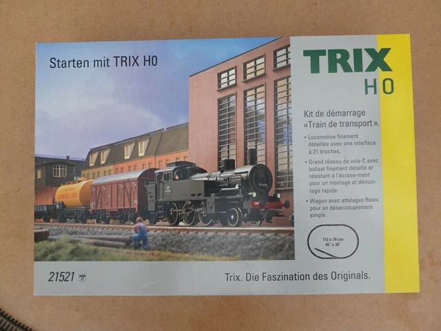TRIX 21521 - Ho Freight Train Set - Sncf Class 130 Tb Tank Locomotive ...
