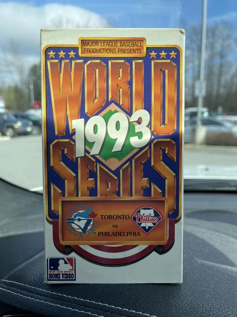 VINTAGE 1993 WORLD Series VHS Toronto Blue Jays vs Philadelphia ...