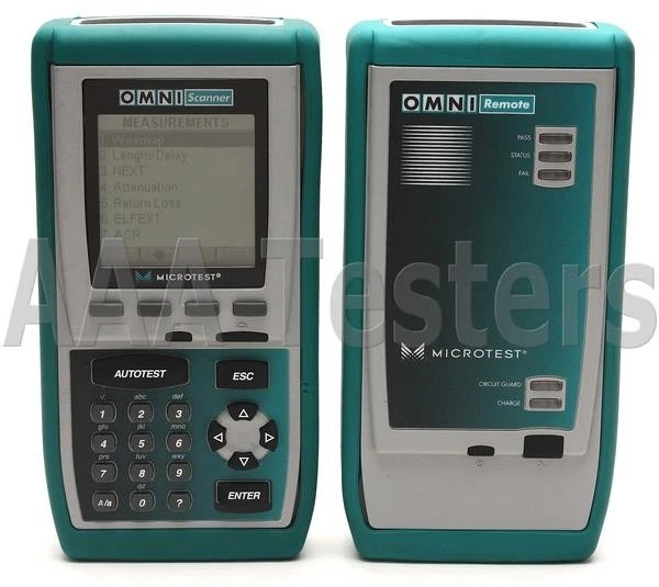 FLUKE MICROTEST OMNISCANNER Cat5 Cat5e Cat6 Certifier Tester $1,590.57 ...