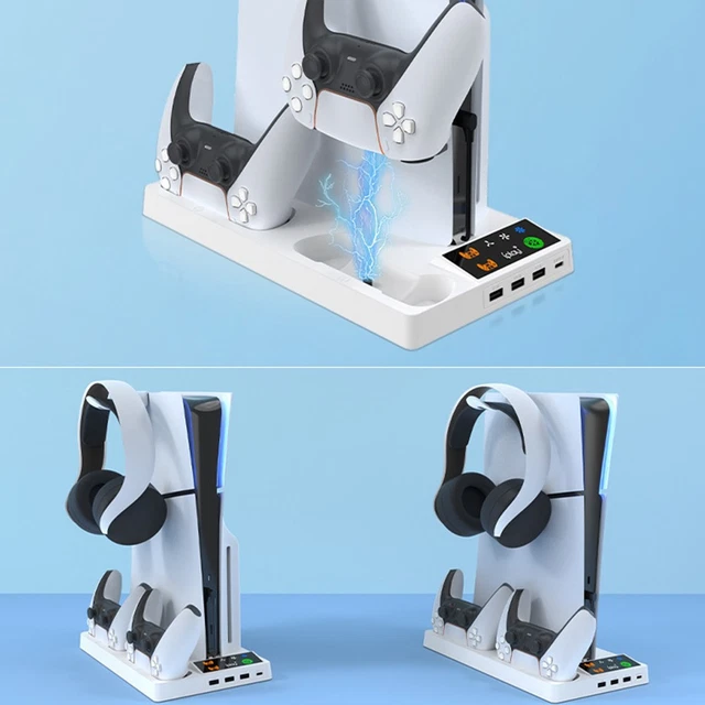 FOR PS5 PRO Cooling Stand with Three Level Fan for Enhanced Gaming ...