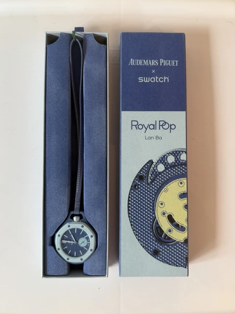 SWATCH X AUDEMARS Piguet AP Bioceramic Royal Pop Savonnette Lan Ba £ ...