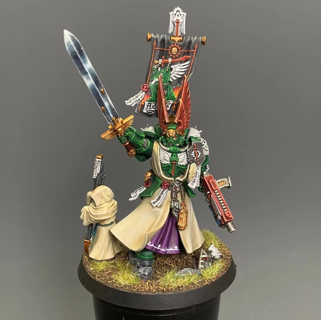 AZRAEL SUPREME GRAND MASTER PAINTED - Dark Angels Chapter Master w ...